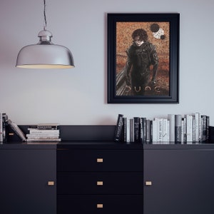 Dune Paul Atreides Usul Muaddib Digital Illustration Poster Print Denis ...