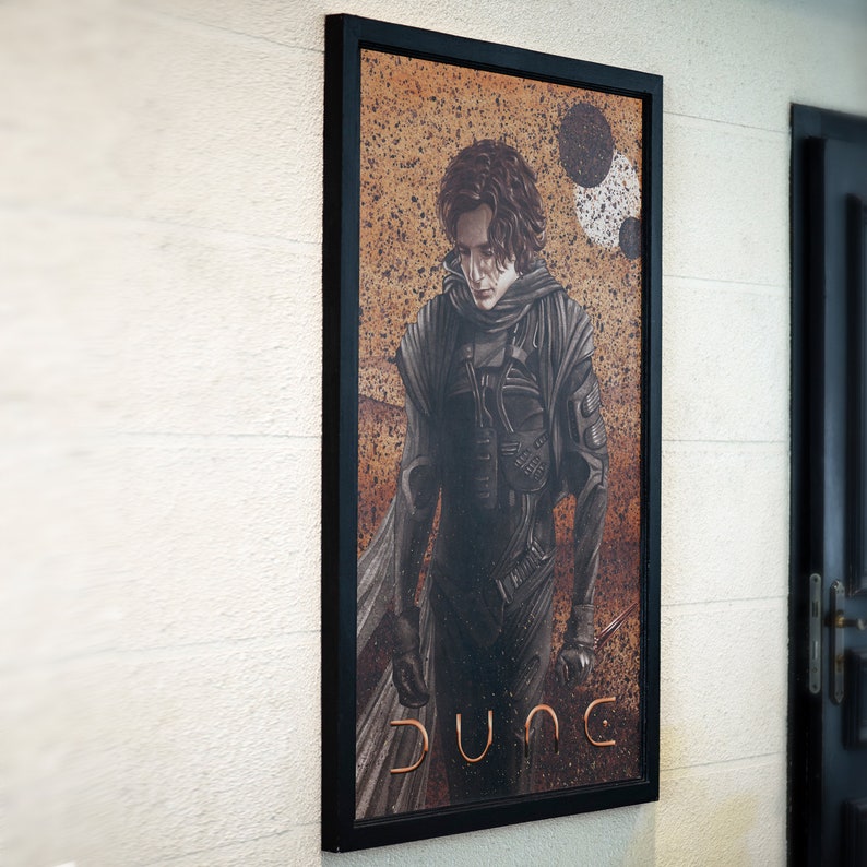Dune Paul Atreides Usul Muaddib Digital Illustration Poster Print Denis ...