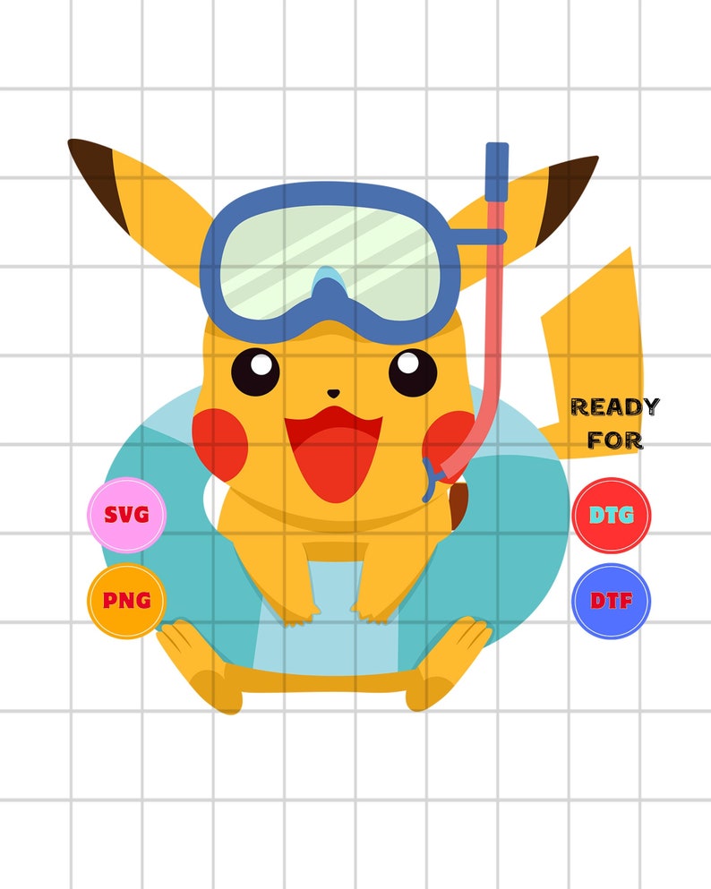 Pikachu SVG, Pikachu PNG, Cartoon Clipart PNG, Layered Vector Design ...
