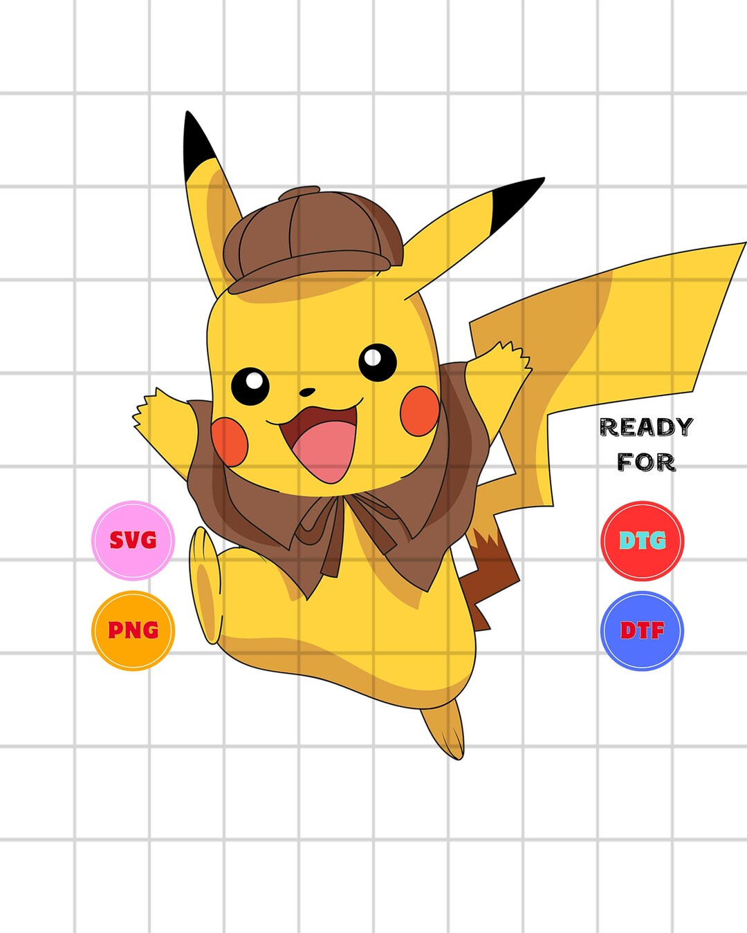 Pikachu SVG, Pikachu PNG, Cartoon Clipart PNG, Layered Vector Design ...