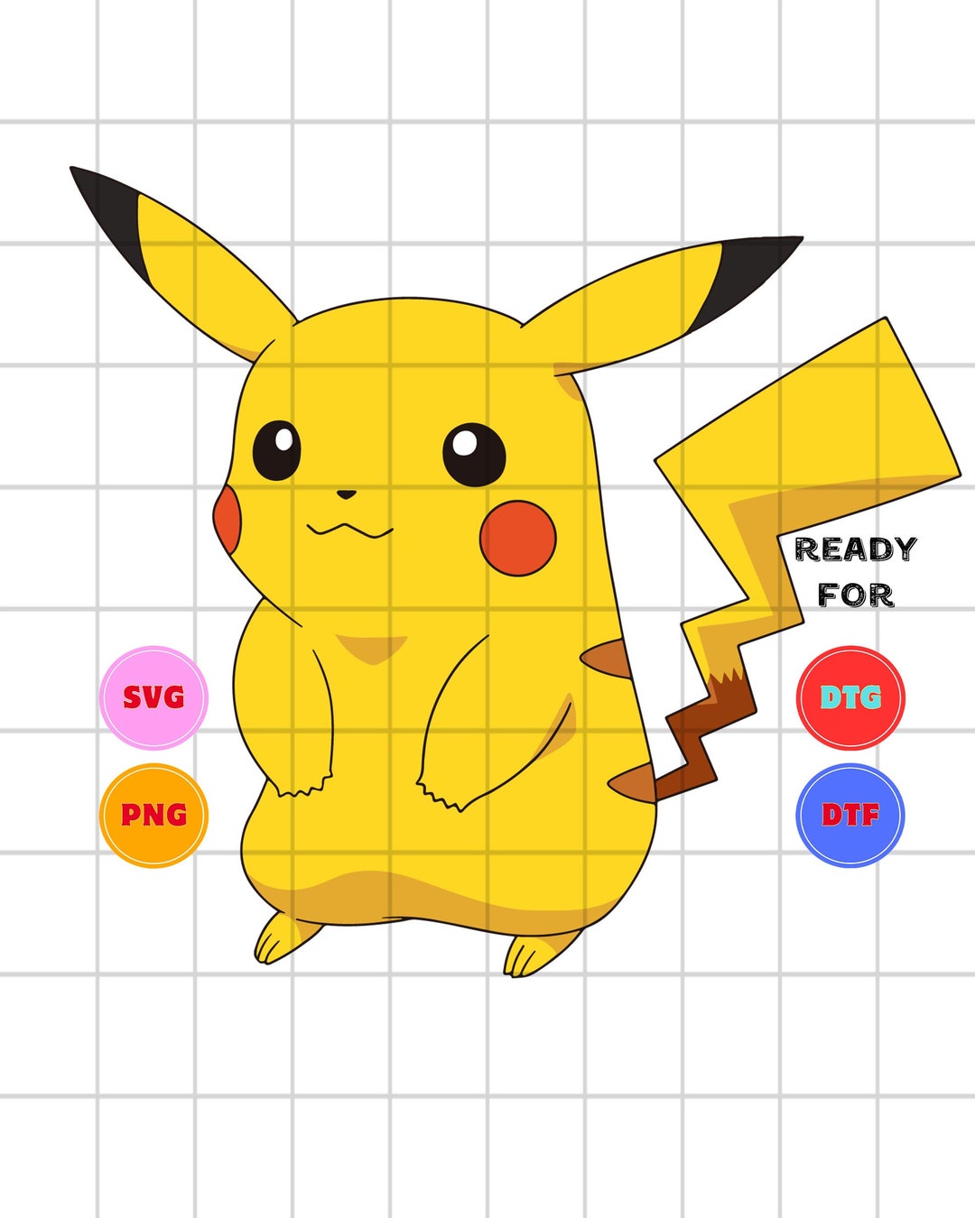 Pikachu SVG, Pikachu PNG, Pika Face, Cartoon Clipart PNG, Layered ...