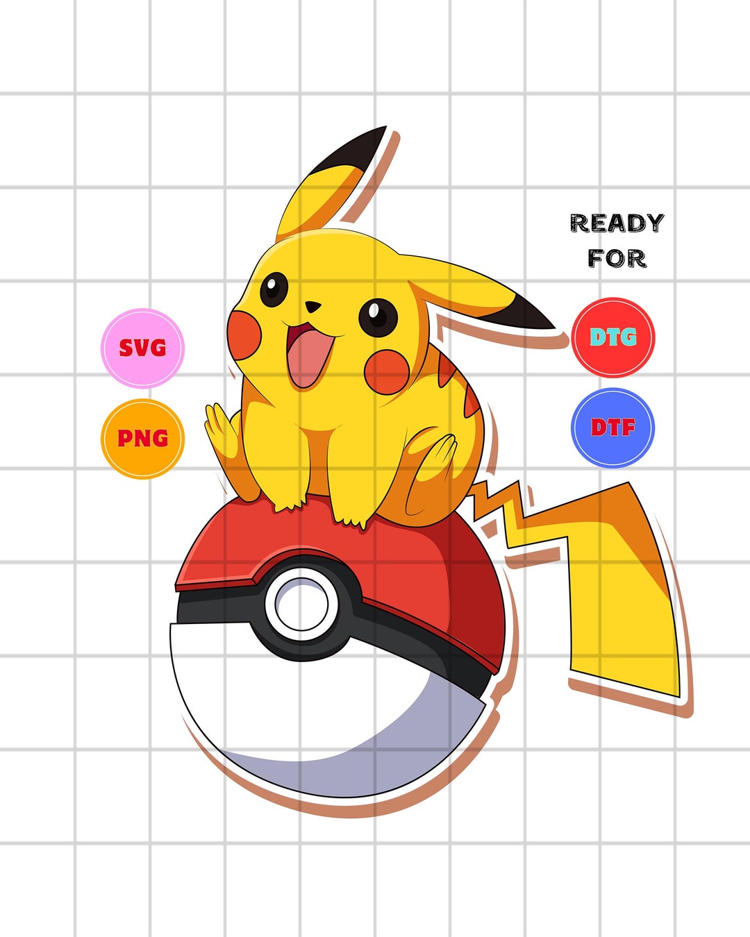 Pikachu SVG, Pikachu PNG, Pika Face, Cartoon Clipart PNG, Layered ...