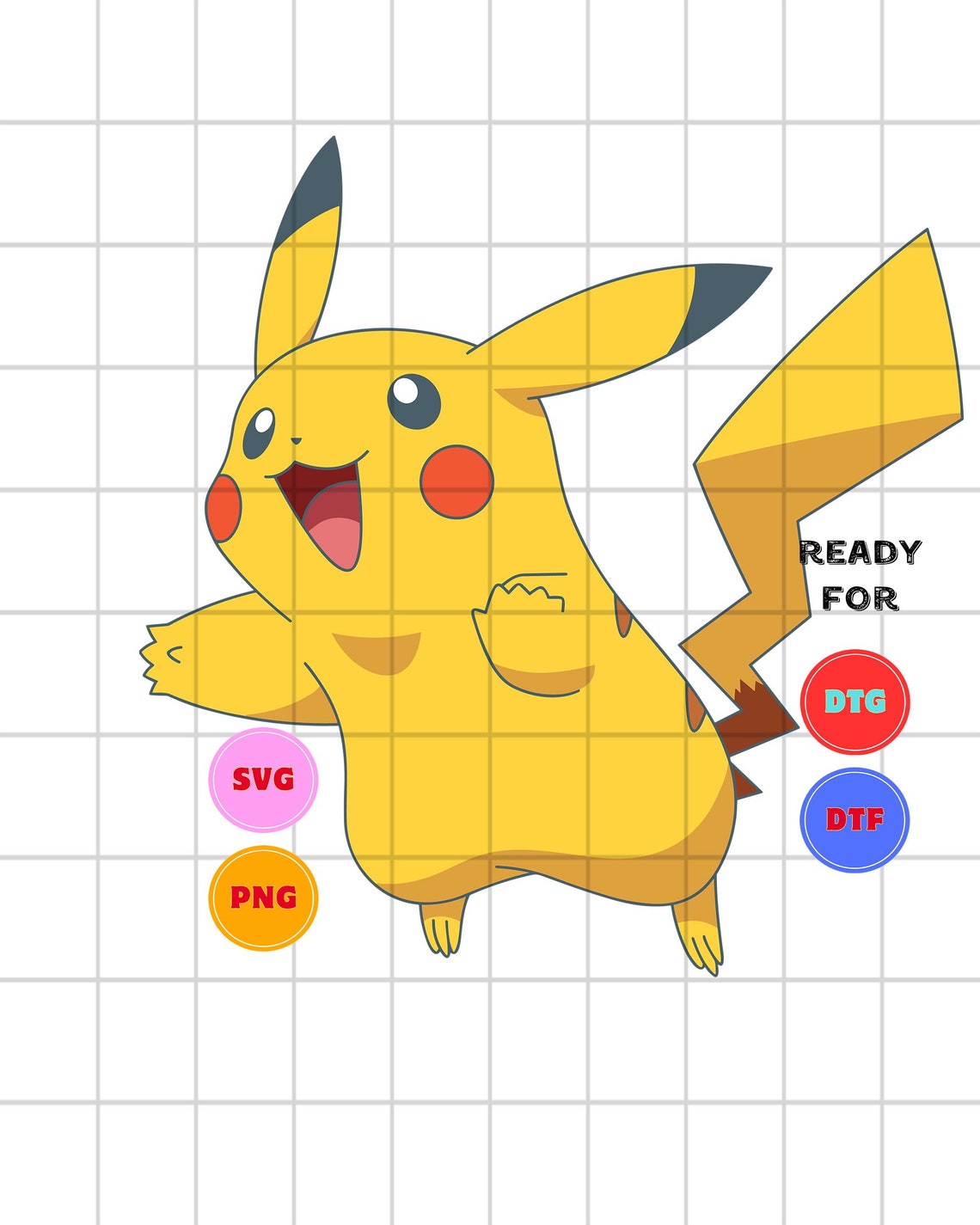 Pikachu SVG, Pikachu PNG, Pika Face, Cartoon Clipart PNG, Layered ...