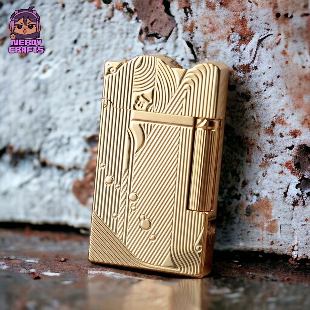 Sanji Lighter Monkey Luffy Anime Vintage Gold Lighter Anime Gift Idea ...