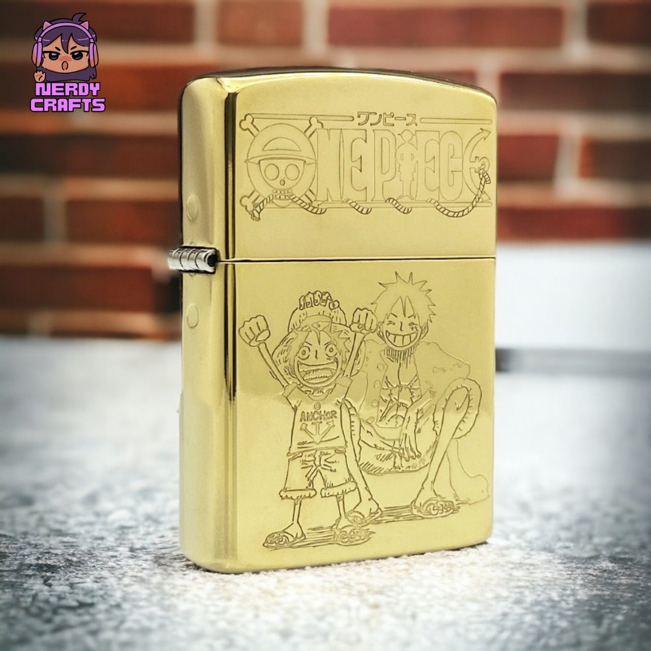 One Piece Wanted Lighters Monkey Luffy Anime Vintage Lighters Cool ...