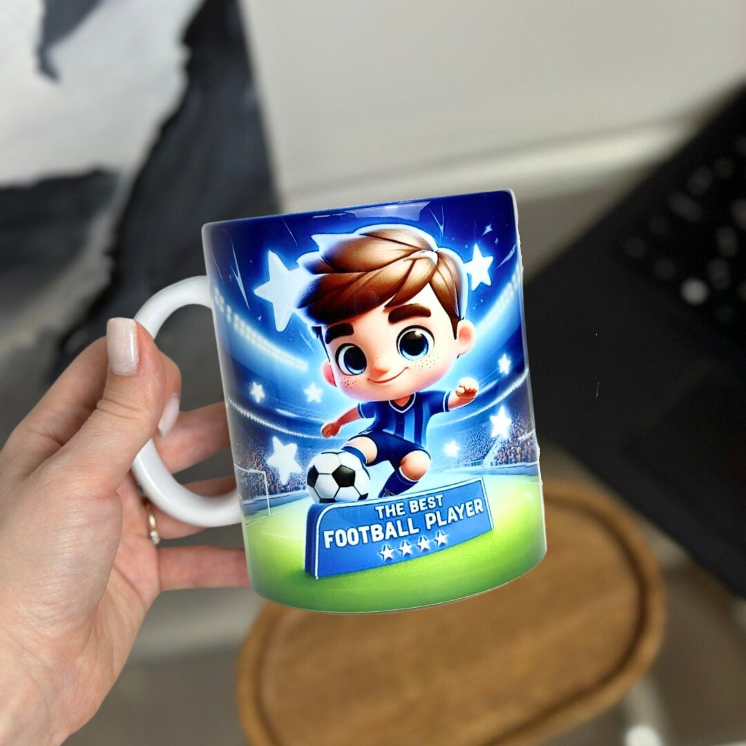 Best Football Player Mug Soccer Mug Football Player Coffee Cup Kids ...