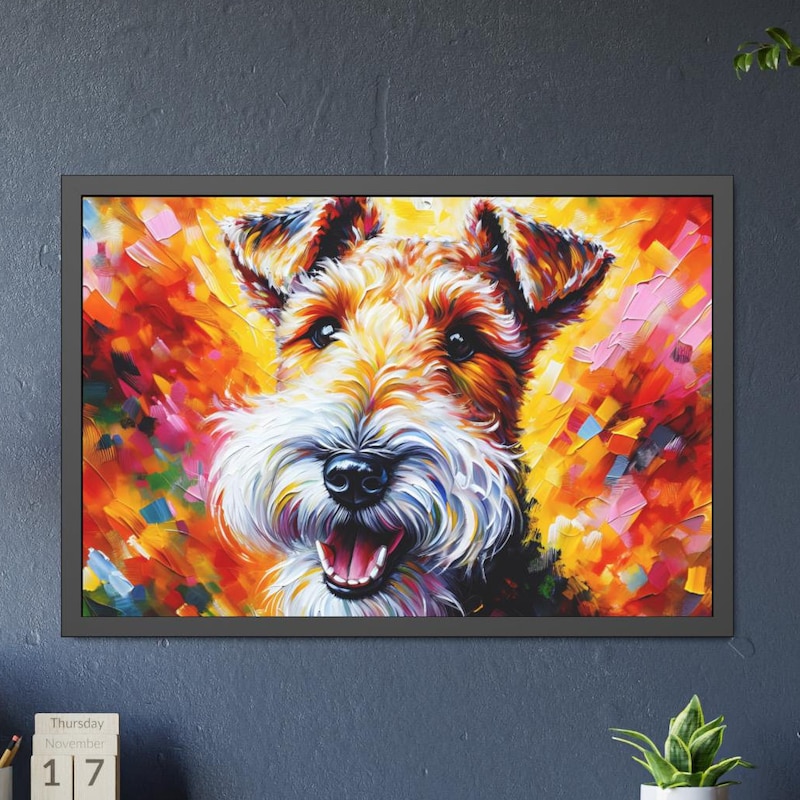 Fox Terrier Print - Etsy