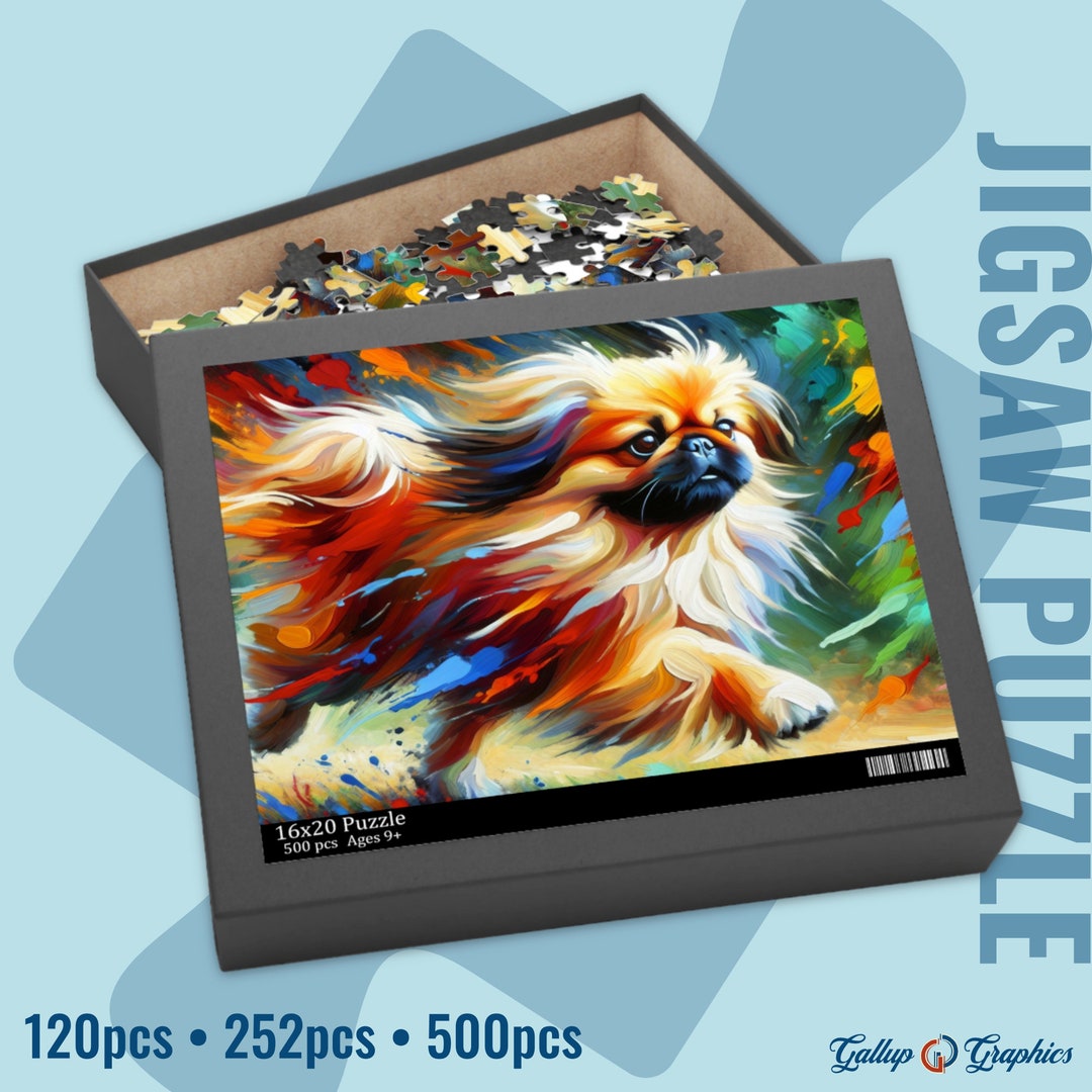 Pekingese Jigsaw Puzzle 120, 252, 500-piece Puzzle Lovers Pekingese ...