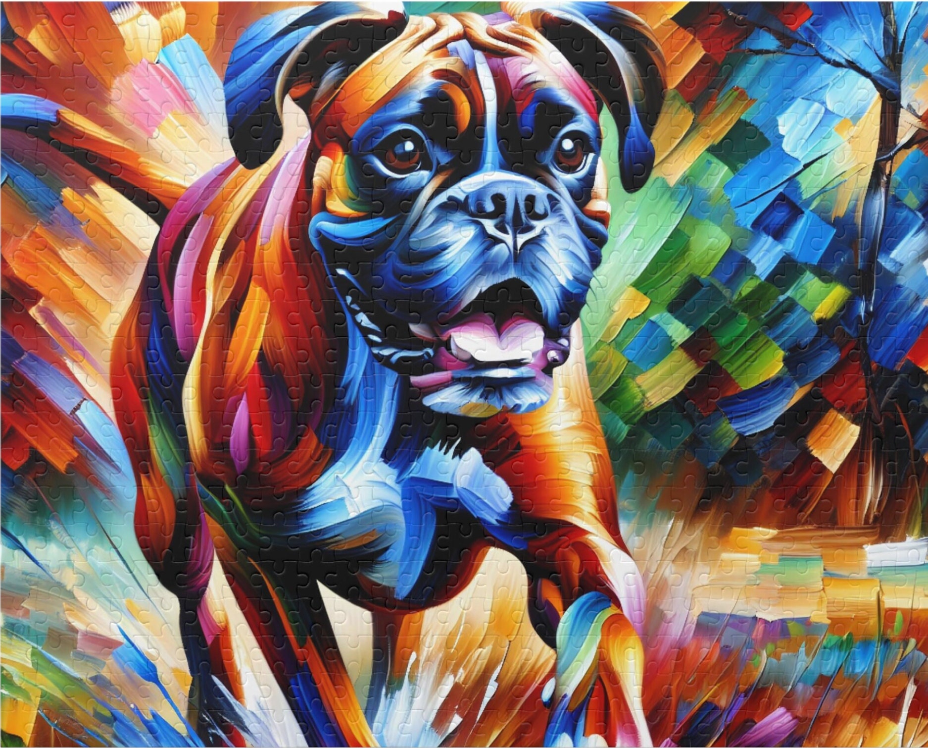 Boxer Dog Puzzle, Puzzle Dogs, Jigsaw Puzzle Dog, Boxer Dog Lover ...