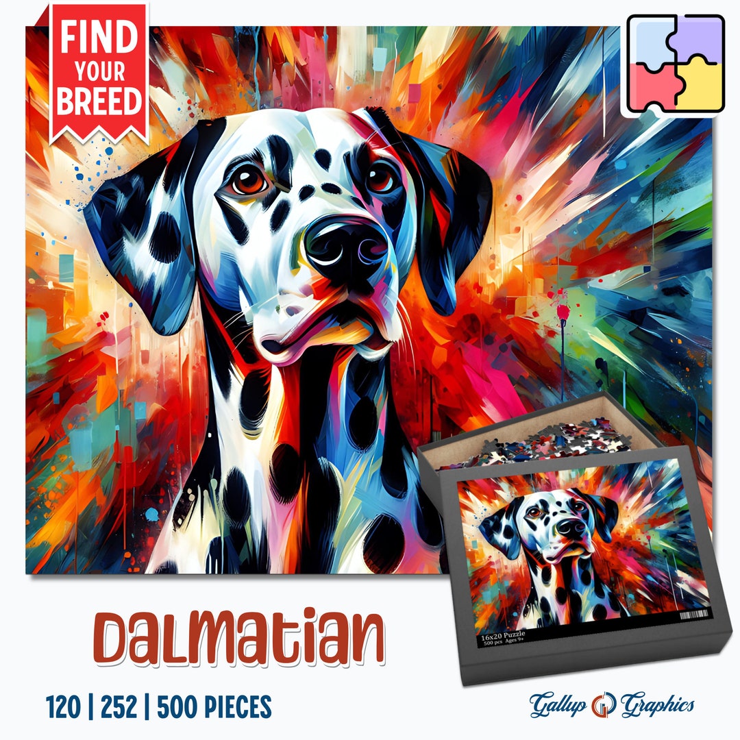 Dalmatian Dog Jigsaw Puzzle Acrylic Print 120 / 252 / 500 Pieces ...