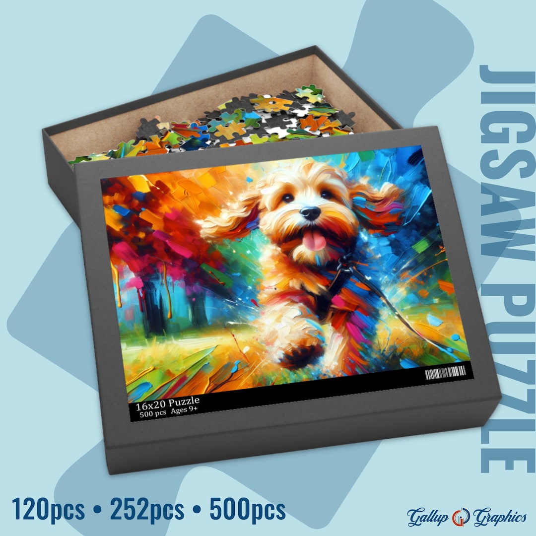 Cockapoo Puzzle, Puzzle Dogs, Jigsaw Dog Owner, Cockapoo Lovers, Jigsaw ...