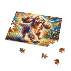 Cocker Spaniel Dog Jigsaw Puzzle: Acrylic Art Print Gift - Etsy