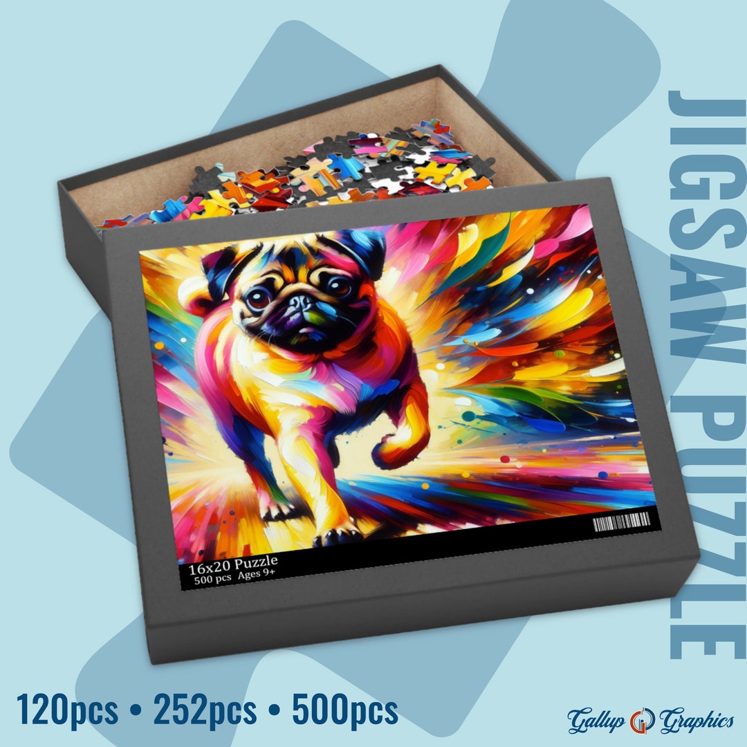 Pug Puzzle, Puzzle Dogs, Jigsaw Puzzle Dog, Pug Lover, Puzzles Dogs ...