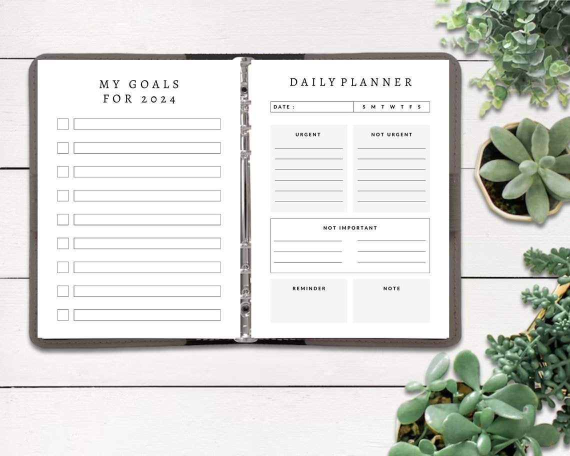 Printable Planner, 2024 Planner, Daily Planner 2024 Printable, Weekly ...
