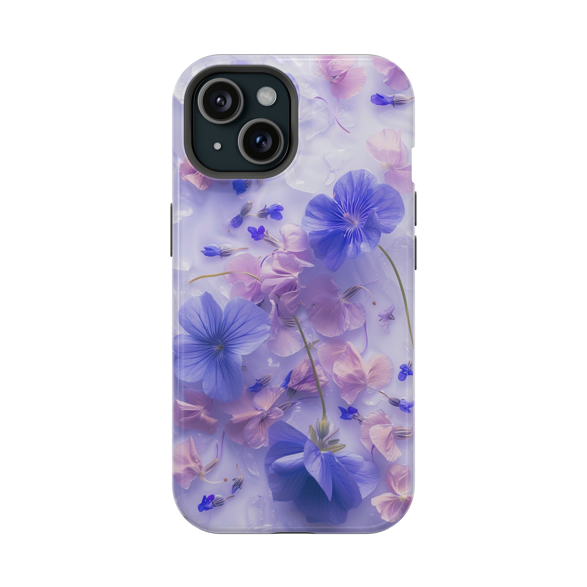 Wildflowers Phone Case Sweet Pea and Geraniums, Artistic Design ...