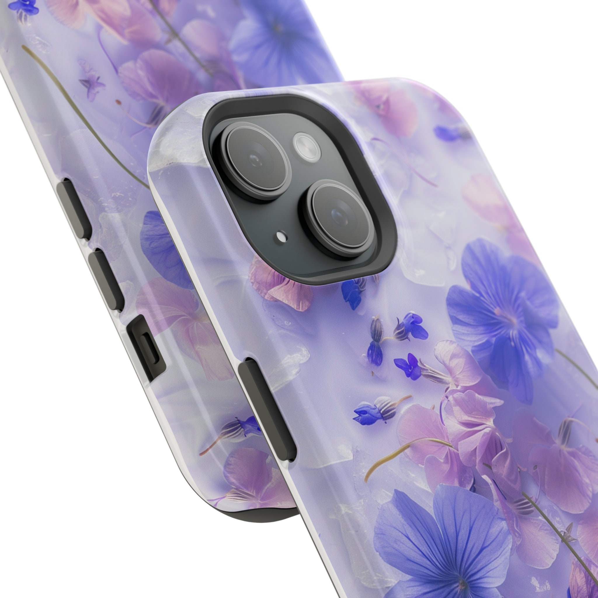 Wildflowers Phone Case Sweet Pea and Geraniums, Artistic Design ...