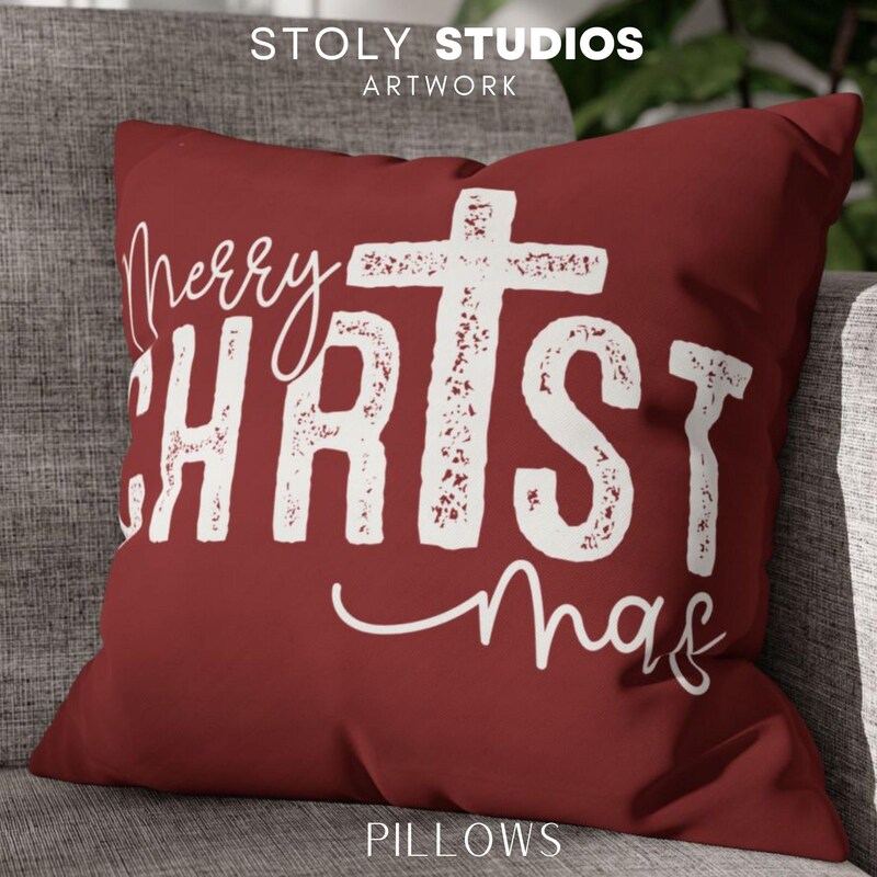 Christian Pillow - Etsy