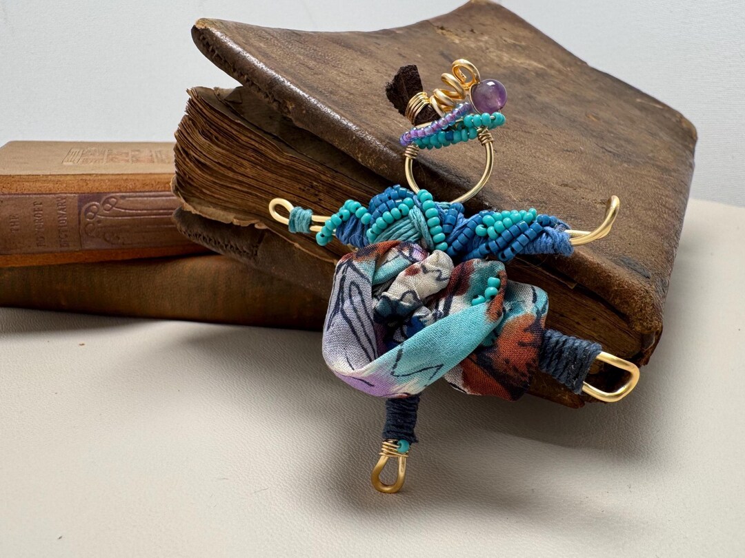 Pixie Pin Brooch – Artisan Wire & Beaded Brooch | Magical Gift for Her ...