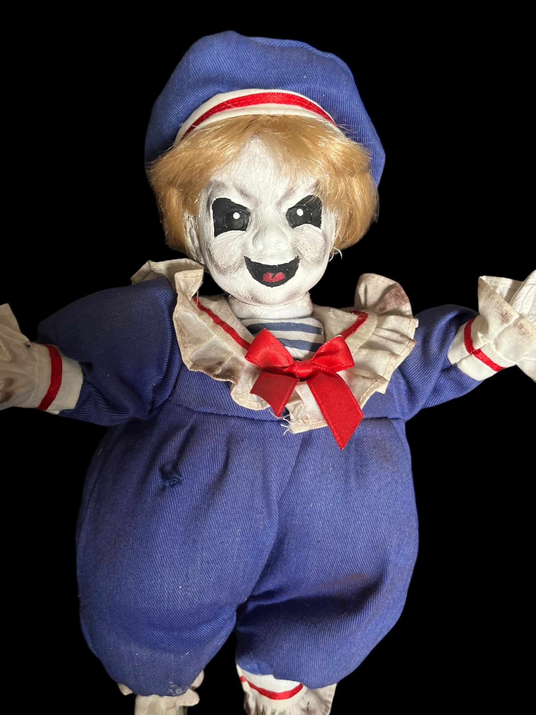 Creepy Horror Doll, Stay Puft Spawn, Ghostbuster Baby, OOAK, Custom ...