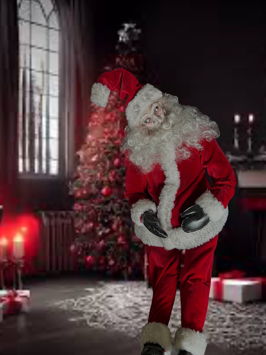 Creepy Horror Doll, Creepy Claus, Evil Santa, OOAK, Custom, Haunted ...