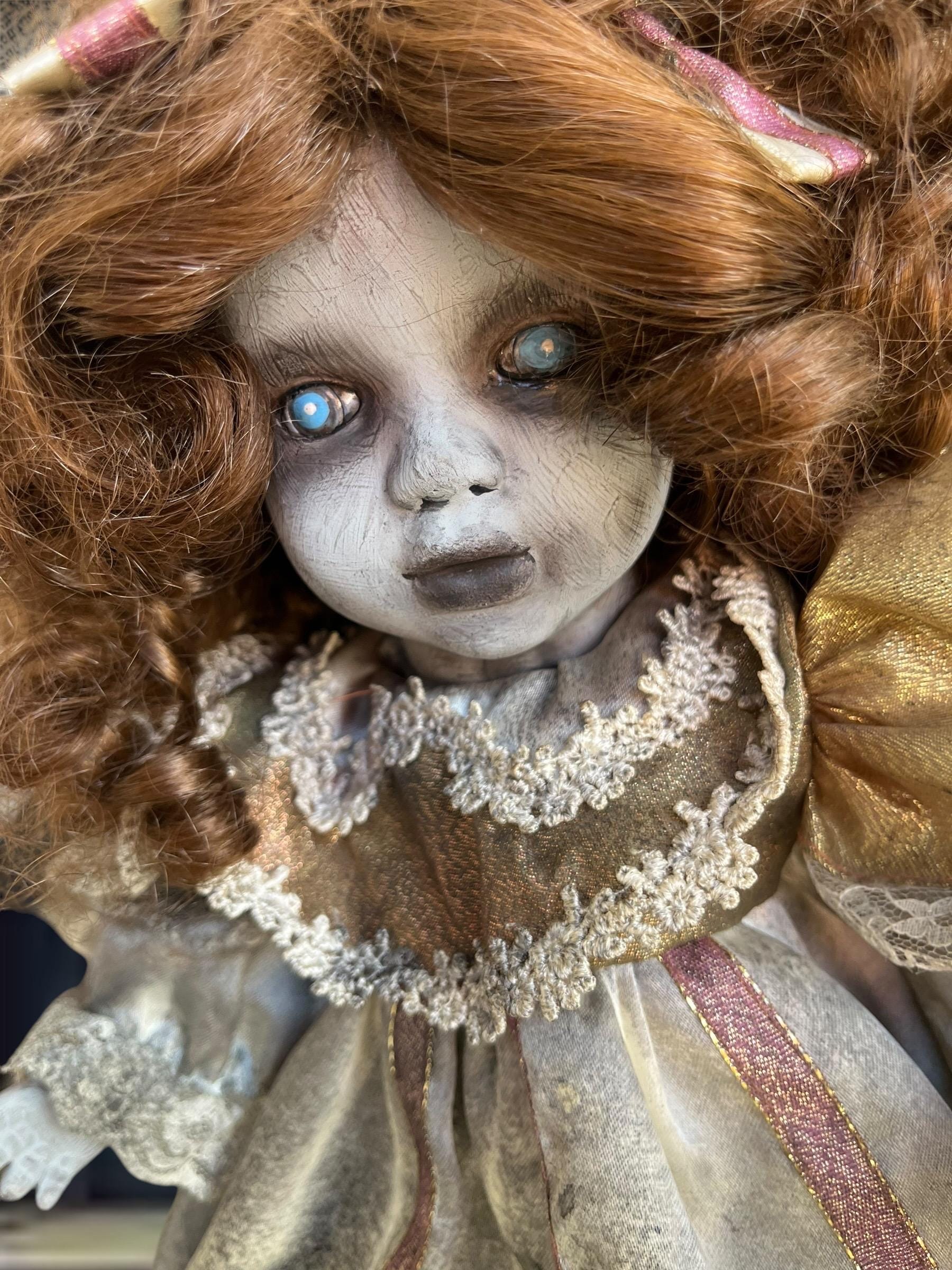 Creepy Horror Doll, Old Fashioned, Esme Grimrose , OOAK, Custom ...