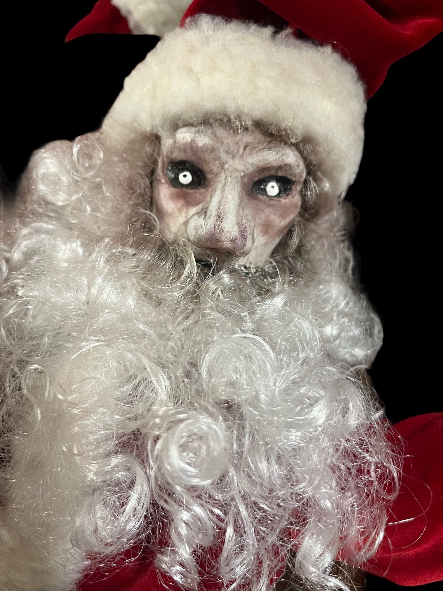 Creepy Horror Doll, Creepy Claus, Evil Santa, OOAK, Custom, Haunted ...