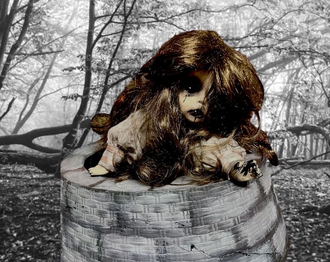 Creepy Horror Doll, RING Inspired, Samara, OOAK, Custom, Haunted ...
