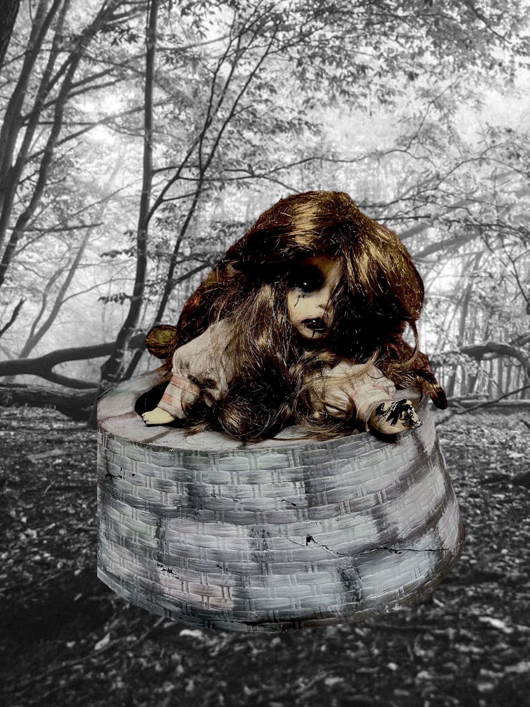 Creepy Horror Doll, RING Inspired, Samara, OOAK, Custom, Haunted ...