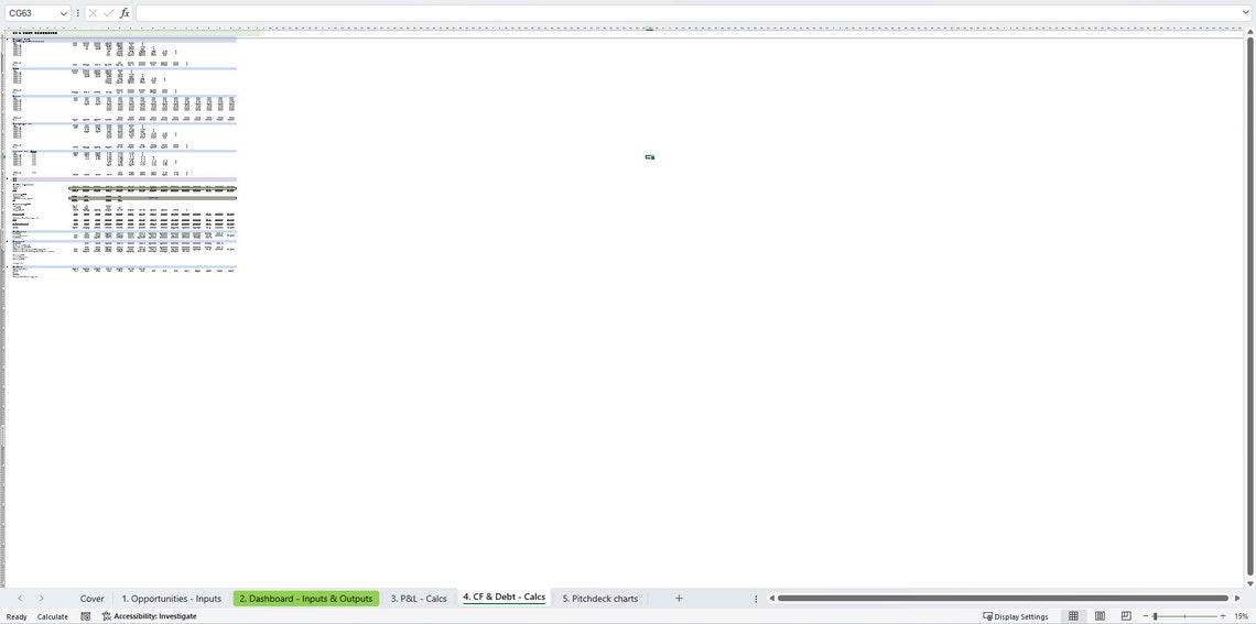 Roll-up Financial Model (MS Excel Download) - Etsy