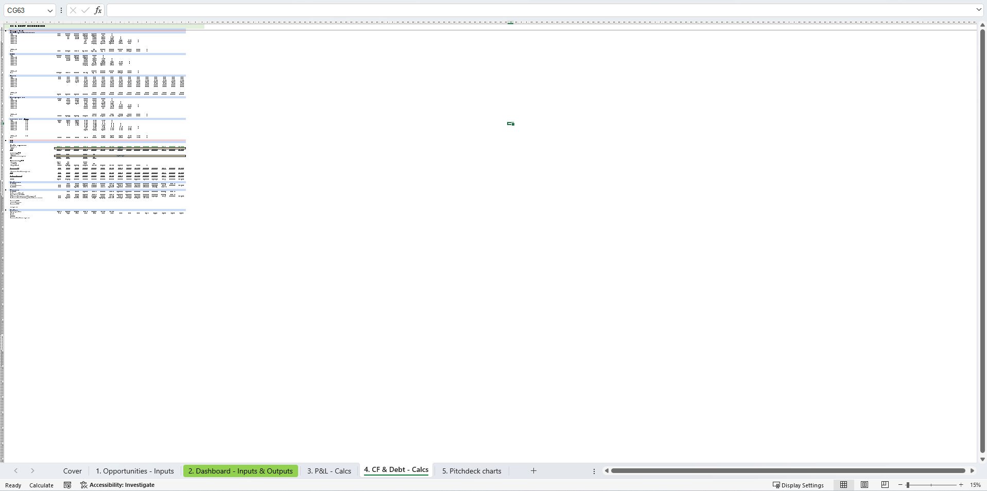 Roll-up Financial Model (MS Excel Download) - Etsy