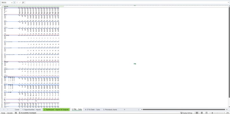 Roll-up Financial Model (MS Excel Download) - Etsy