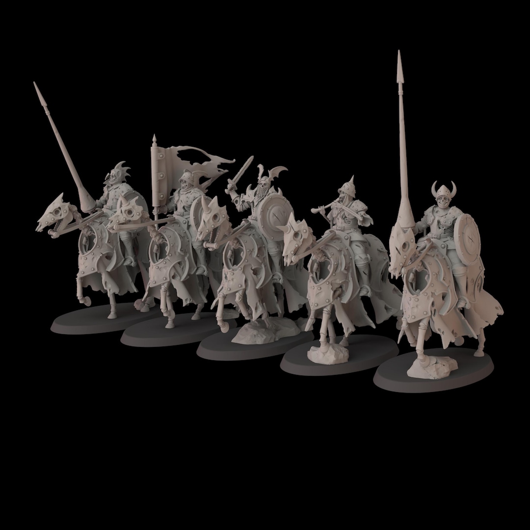 Undead Army - Skeleton Riders - Fantasy | Oldworld | Dnd | Undead ...