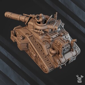 Regius Guard: Battle Tank "lethal Rage" LR-6 - by Dakkadakka Miniatures ...
