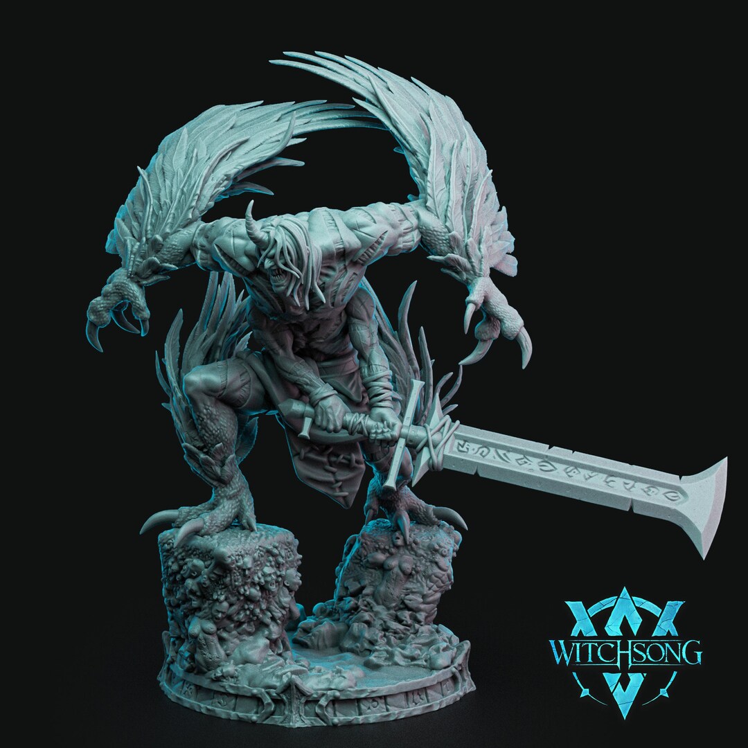 Winged Demon - by Witchsong Miniatures | Fantasy | D&D | Beast ...