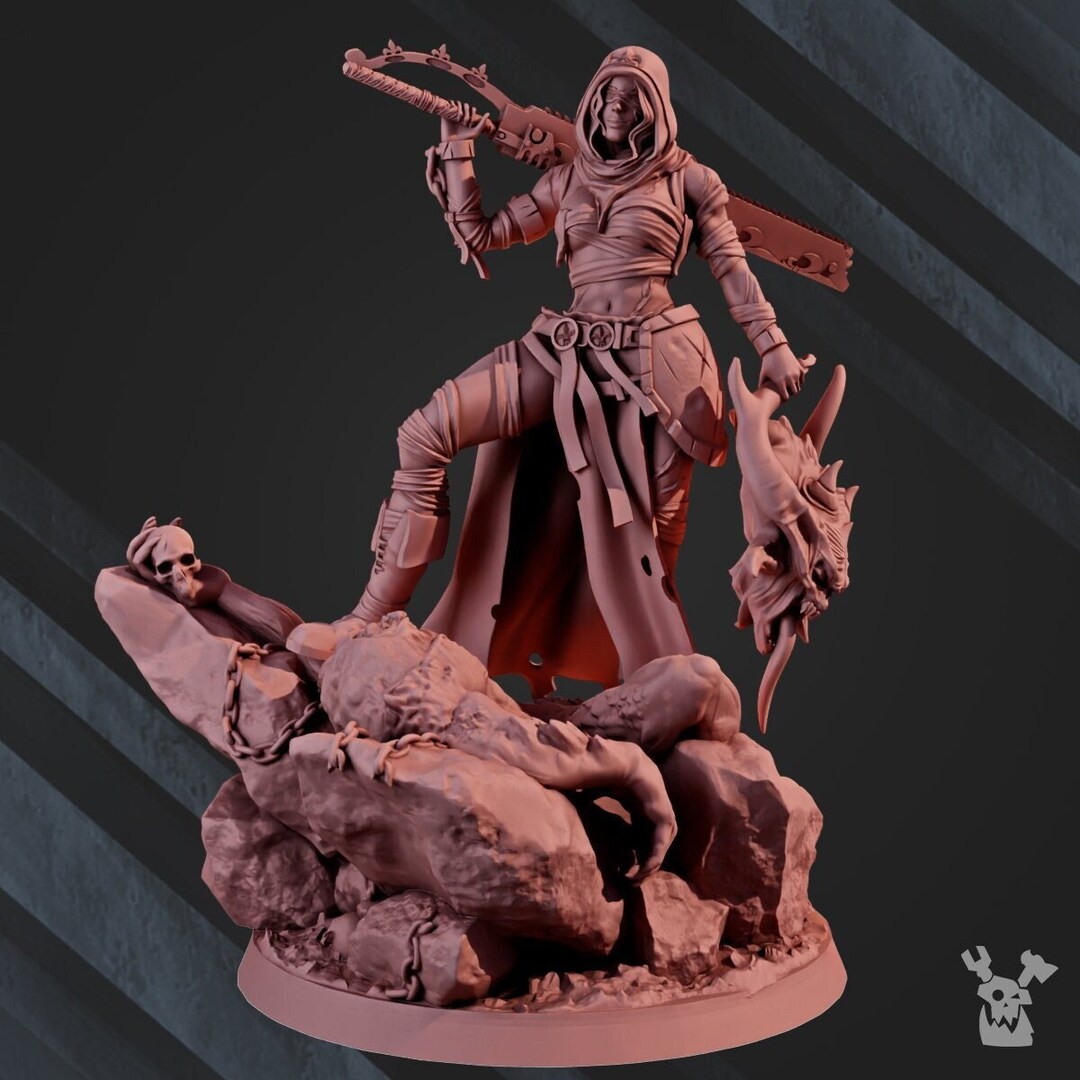 Sister Executioner - by Dakkadakka Miniatures | Grimdark - Etsy