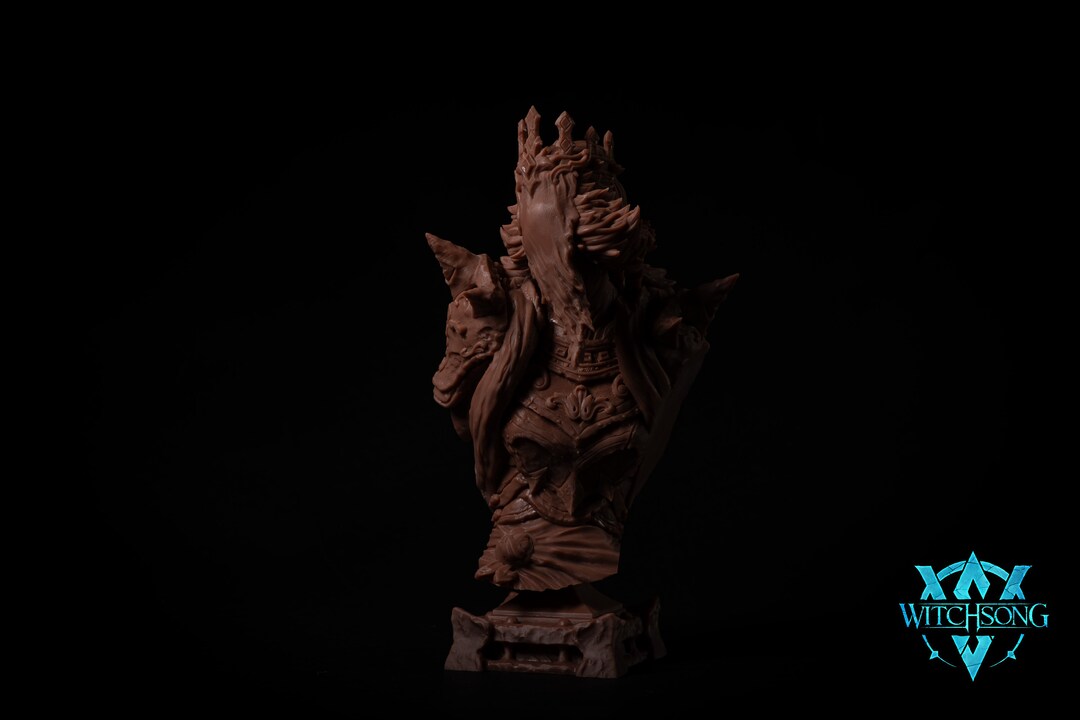 The Faceless Queen Bust (solid) - by Witchsong Miniatures | Fantasy | D ...