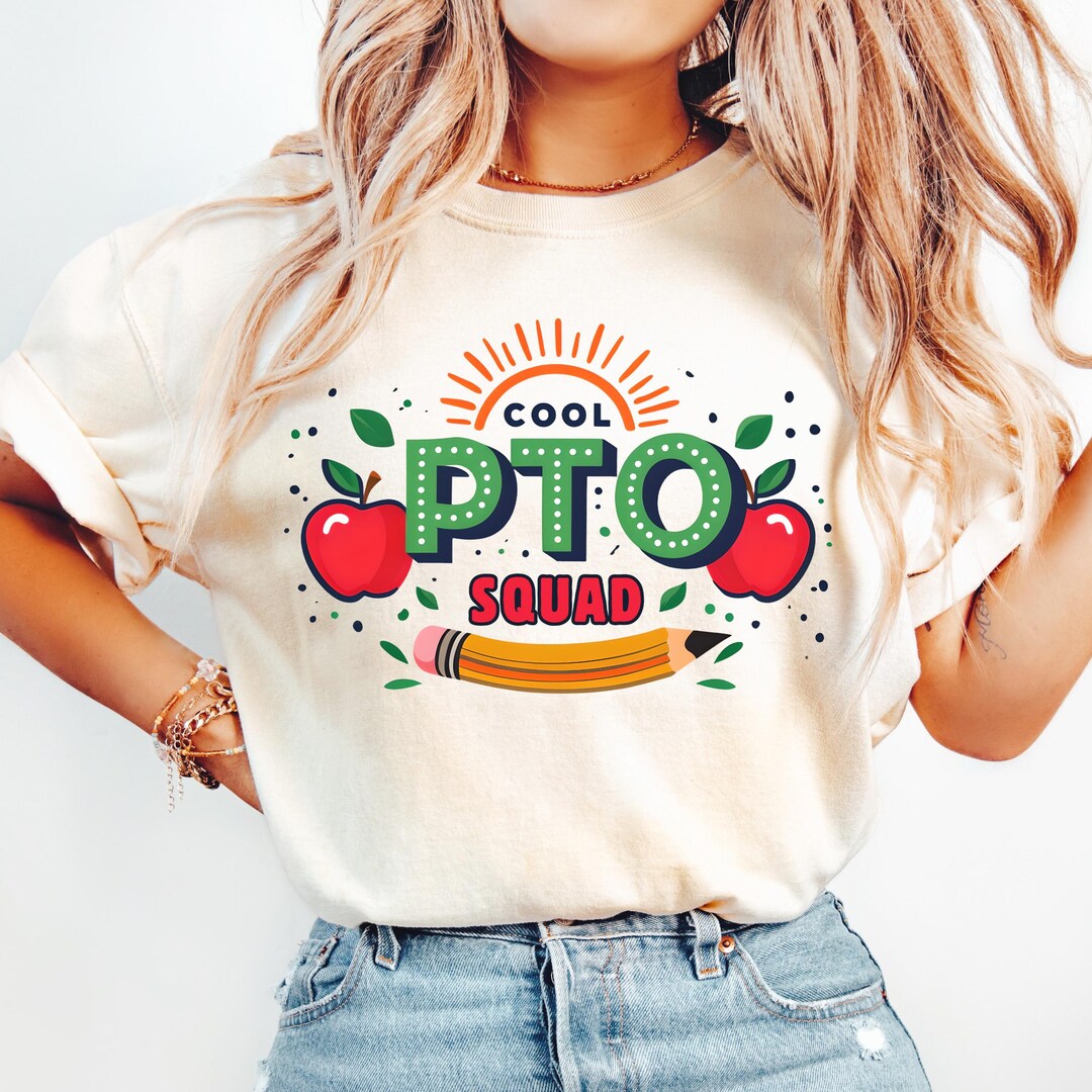 PTO Squad PNG Image, Cute Pto Team School Design, Sublimation Designs ...