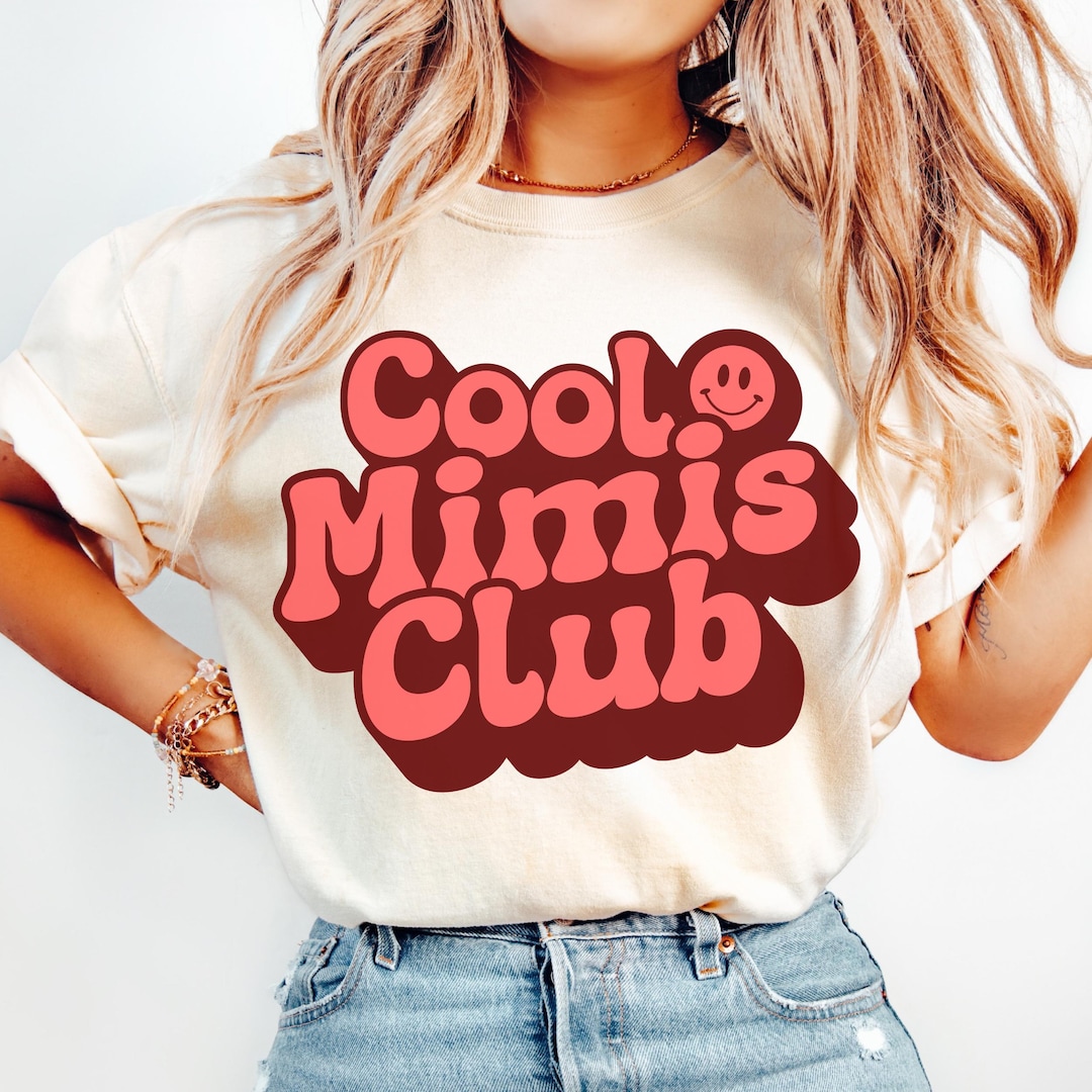 Cool Mimis Club PNG, Mimi Graphic Digital Download, Retro Mimi Digital ...