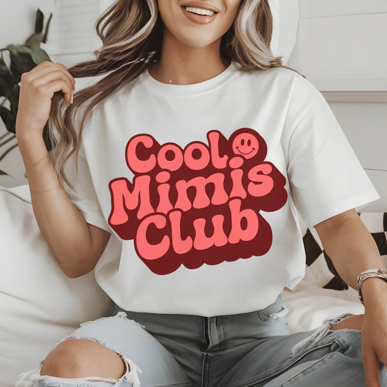 Cool Mimis Club PNG, Mimi Graphic Digital Download, Retro Mimi Digital ...