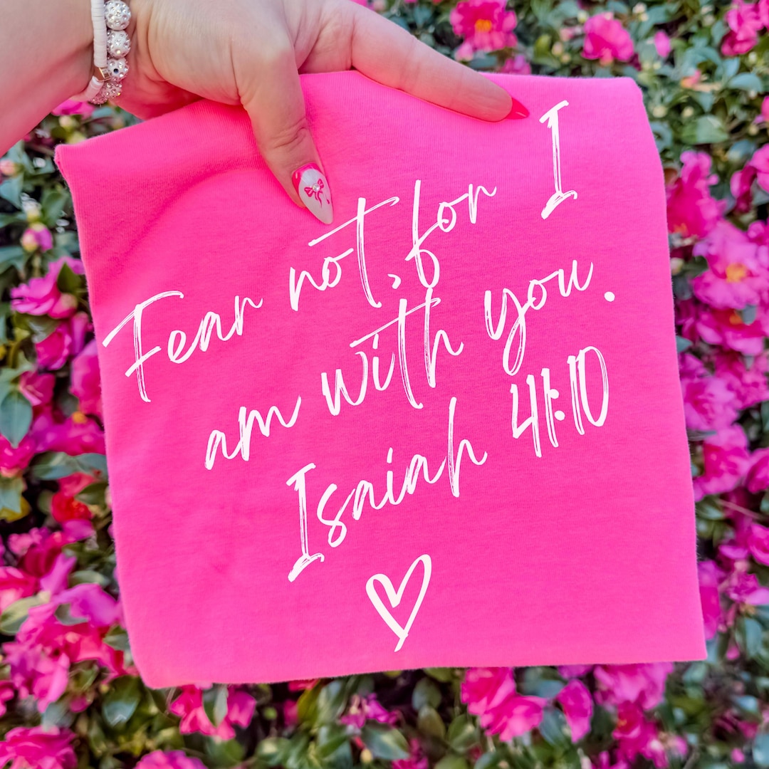 Fear Not Trendy Christian PNG, Isaiah Bible Verse, Christian Svg ...