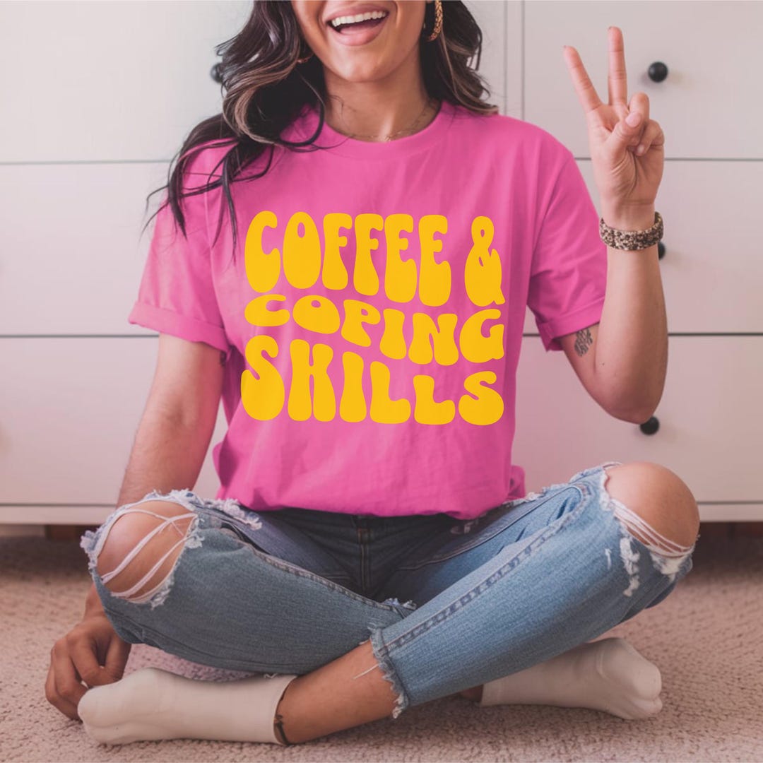 Anxiety Coping Png, Coping Skills Shirt File, Emotional Regulation ...
