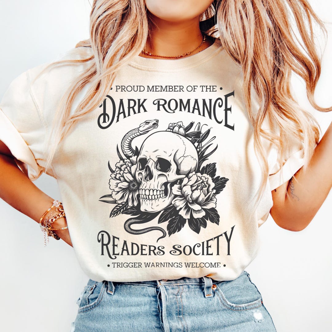 Dark Romance Readers Society PNG, Book Lover, Bookish Png, Smut Lover ...