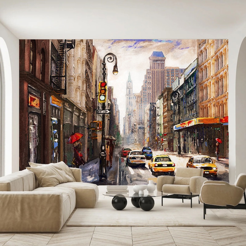 New York Wallpaper - Etsy