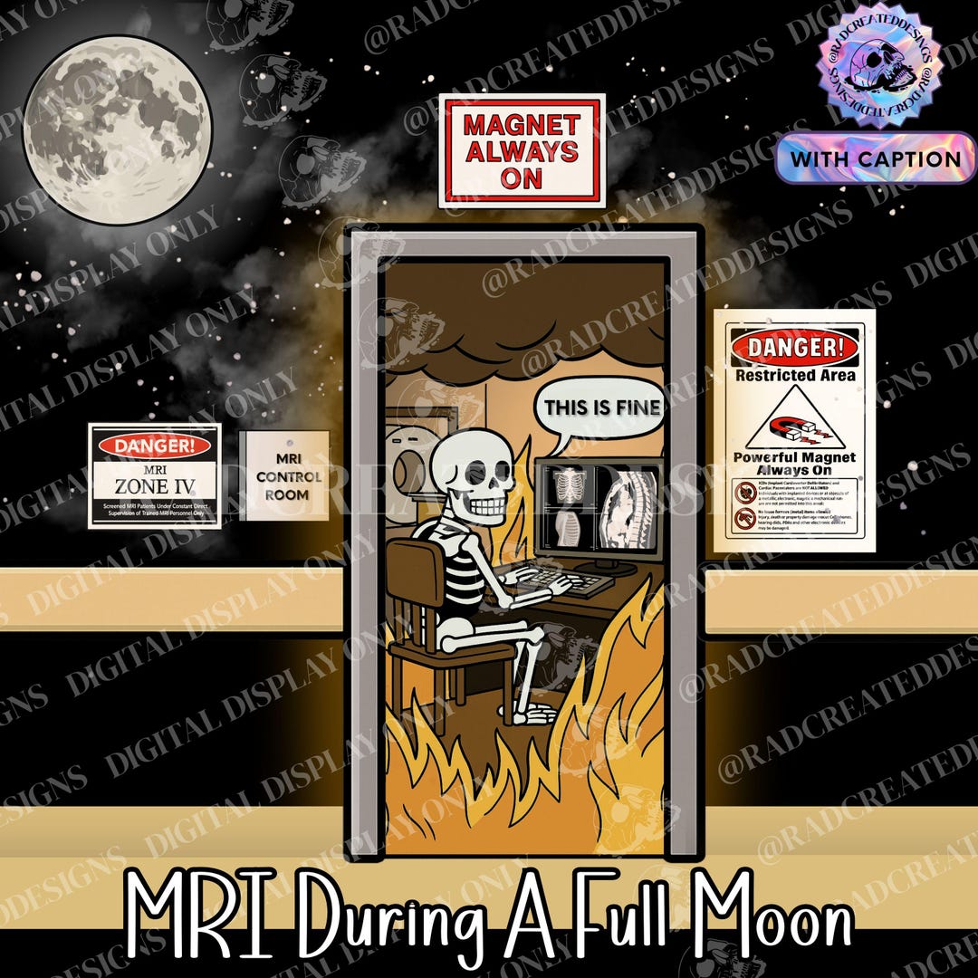 MRI Technologist | Full Moon | Radiology | Medical Imaging | Rad Tech ...