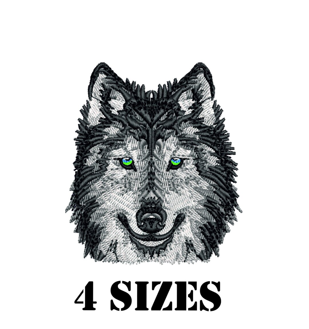 Wolf Machine Embroidery Design, Instant Download, Designs for ...