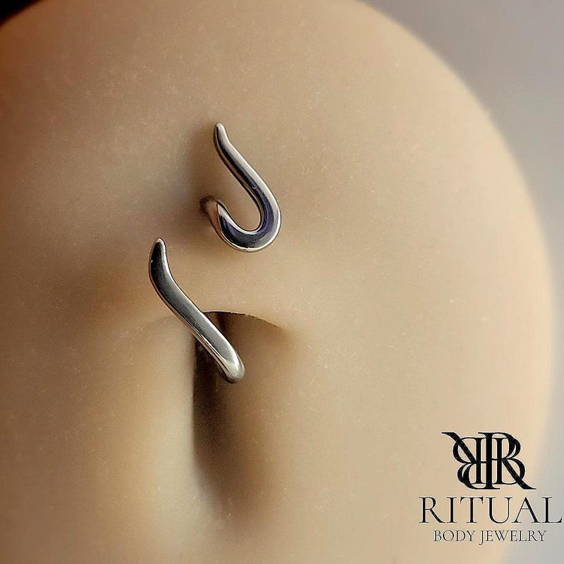 Unique Belly Ring - Etsy