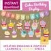 Cupcake Classroom Birthday Display Bunting| Birthday Chart | Bulletin ...