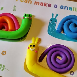 Play Dough Mats | 12 Cute Designs, Montessori Activity (digital ...