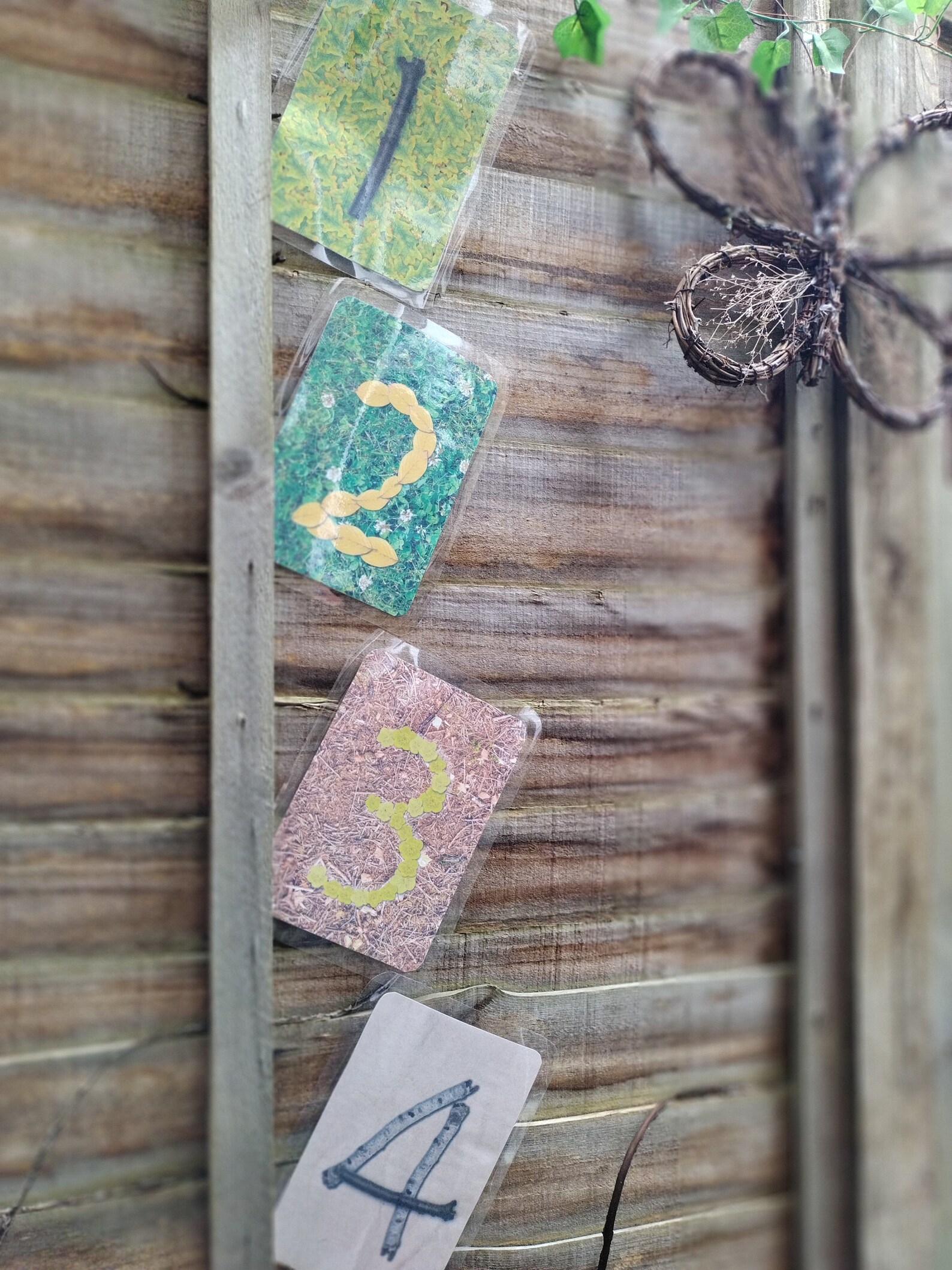 Nature Natural Number Cards 1-10 Printable | EYFS Resource Montesssori ...