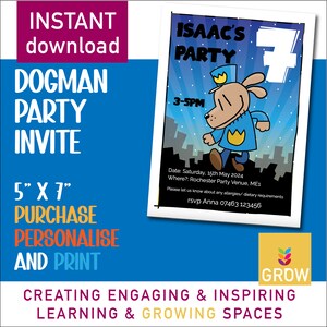 Dogman Invitations - Etsy